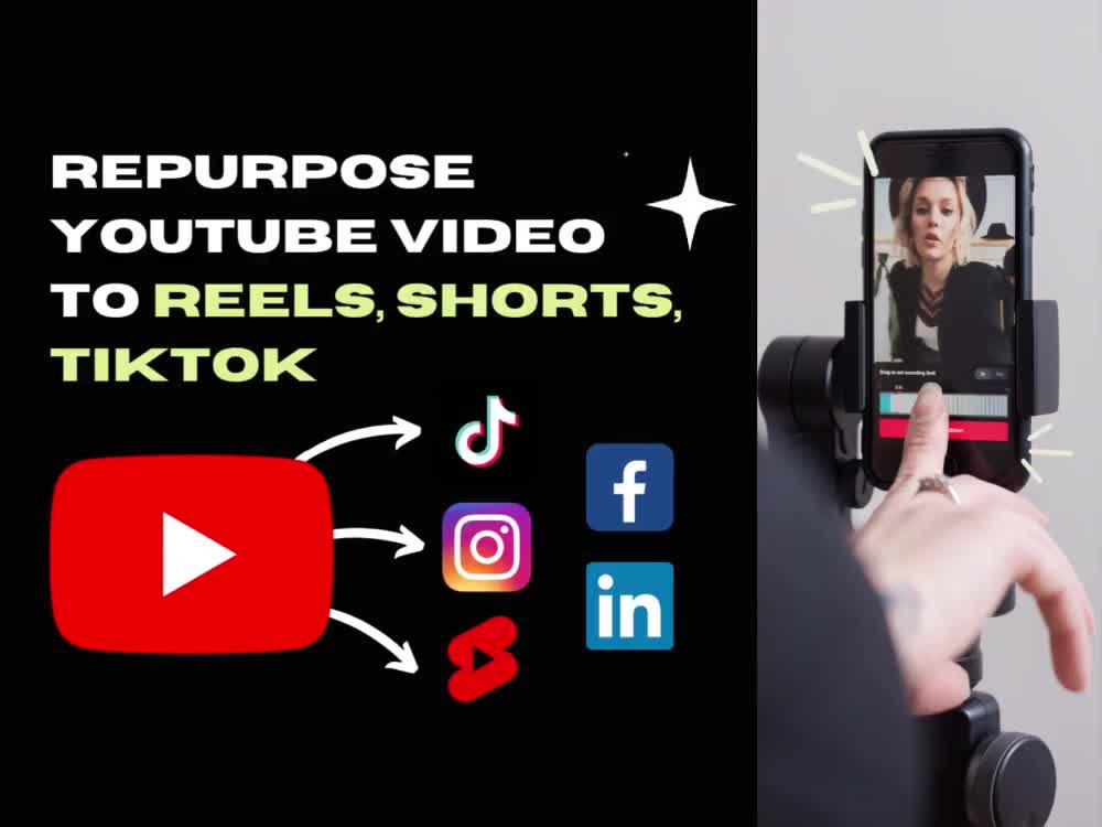 Fully edited TikTok/Reel/Short with captions from your Youtube video ...