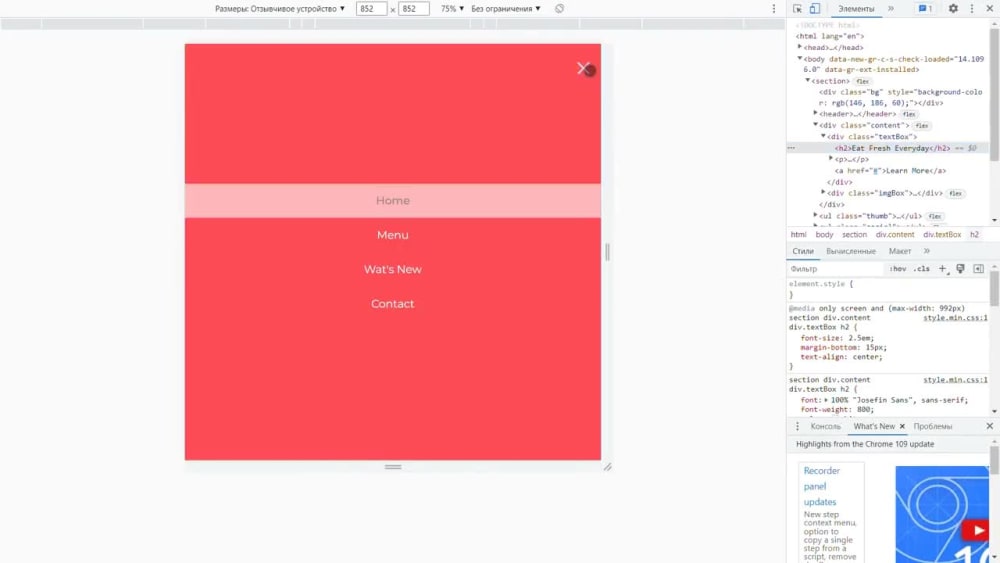 A rudimentary landing page with your supplied design | Upwork