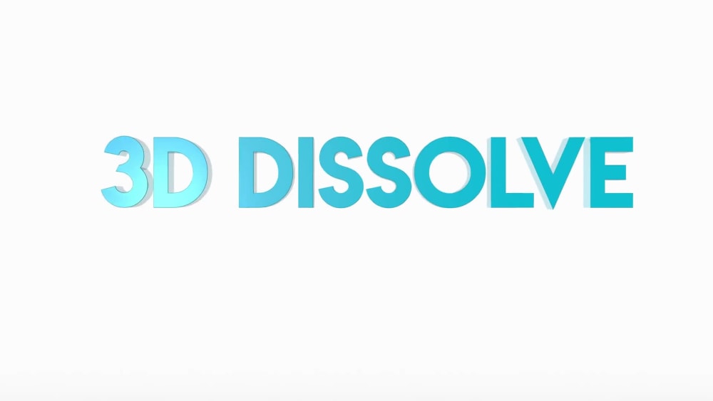 Dramatic 3D Logo or Title Dissolve | Upwork