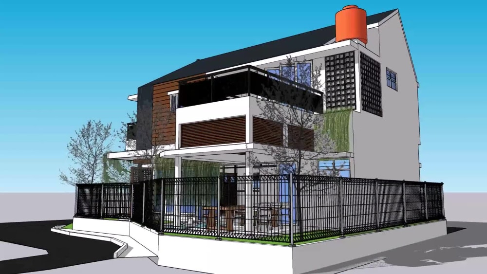 Architecture 3d modeling for interior and building project with sketchup | Upwork