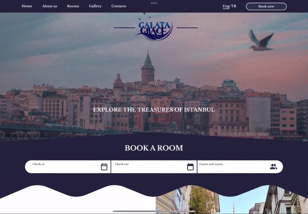 A simple but modern website design | Upwork
