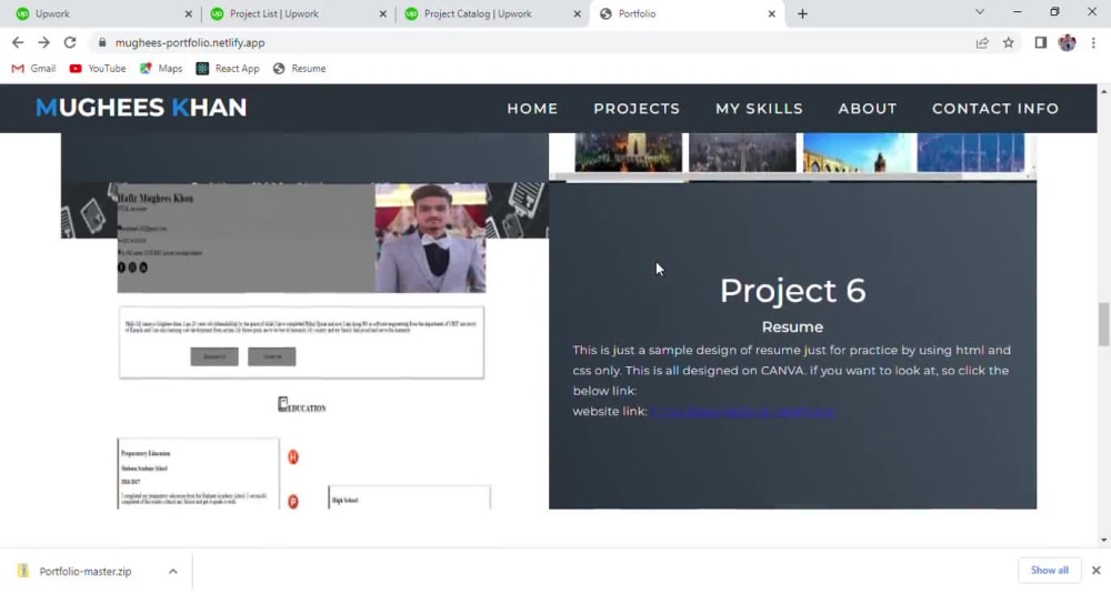 An frontend developer for your requirements. | Upwork
