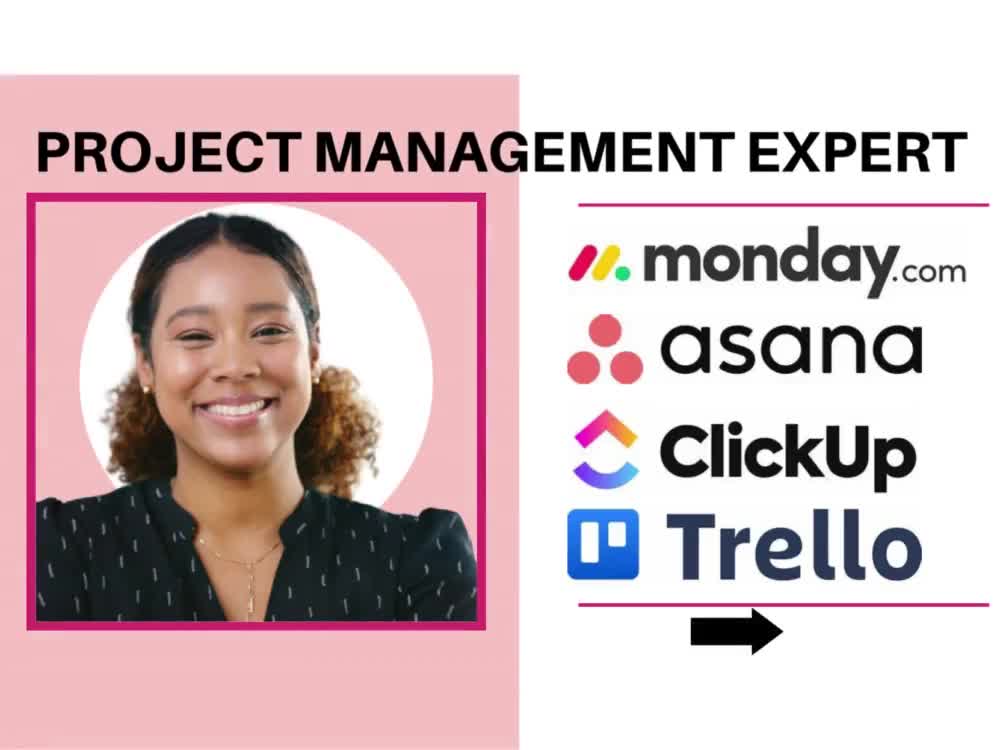 Project management consultant Monday Crm expert asana trello automation ...