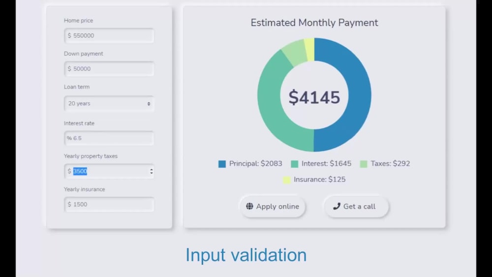 Custom web calculator or wordpress calculator | Upwork