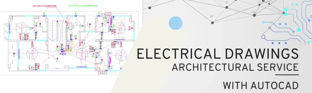 Electrical and Plumbing 2d-drawing with AutoCAD | Upwork