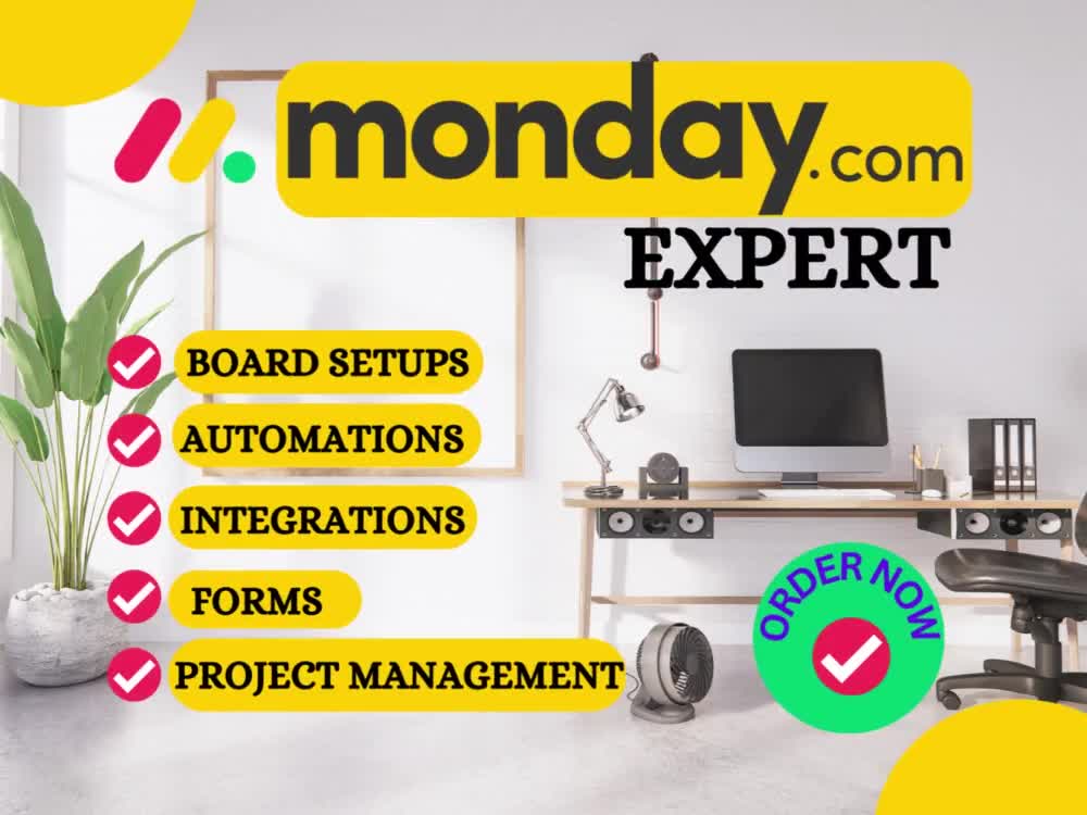 Monday.com Automation Setup, Monday CRM Setup for monday project management | Upwork