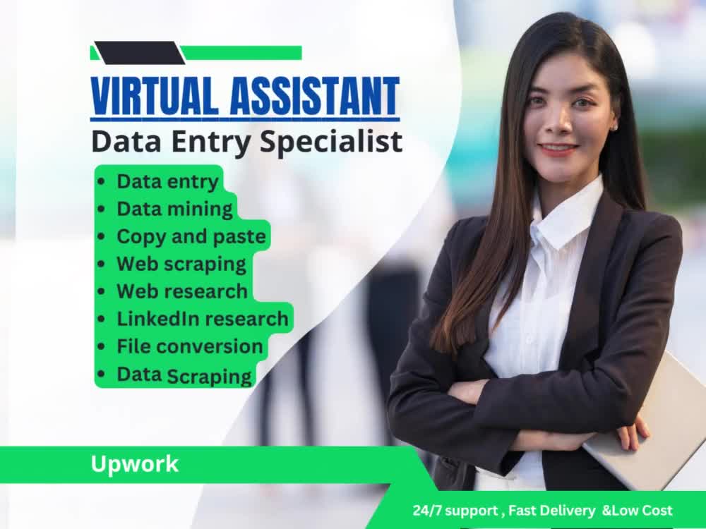 Admin Support, Virtual Assistant and Data Entry services | Upwork