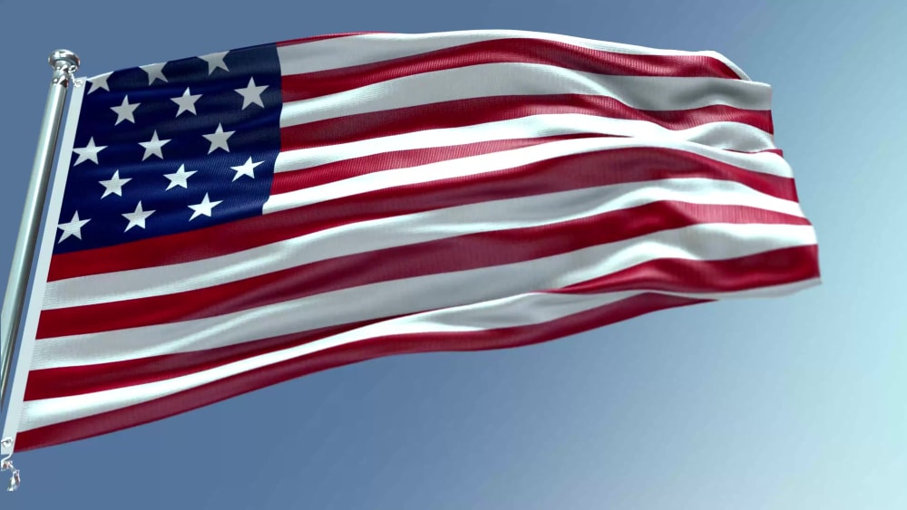 A flag animation with your logo or text in 24 hours | Upwork