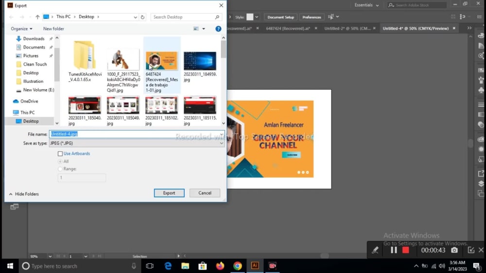 An excellent modern and eye-catching youtube thumbnail design | Upwork