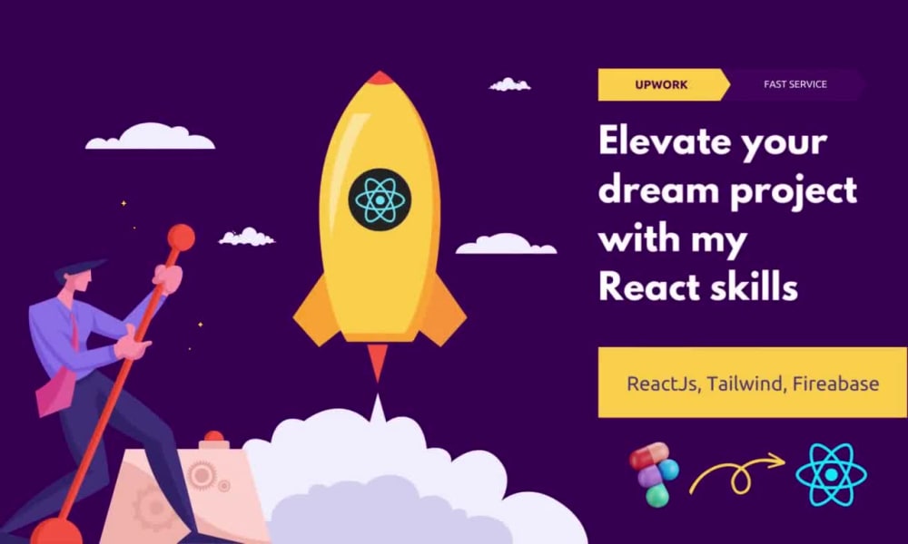 ReactJs project | Figma to ReactJS | Landing Page | Professional web app | Upwork