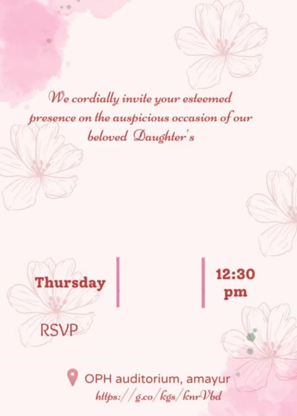 A custom invitation design | Upwork