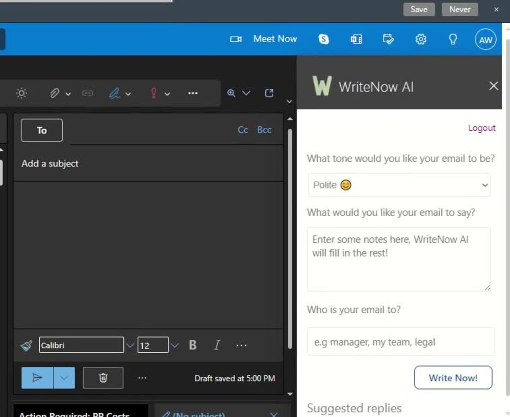 A Microsoft Word/Excel/Powerpoint/Outlook/OneNote addin | Upwork