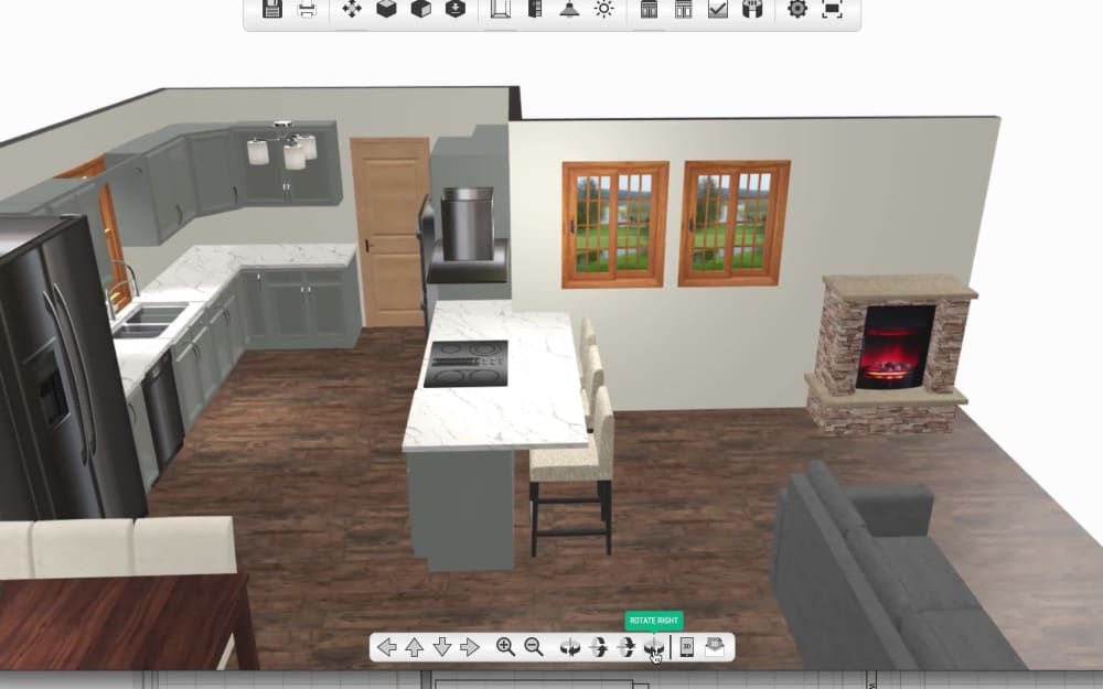 A 3D Rendering Model for Interior, Fully Furnished | Upwork