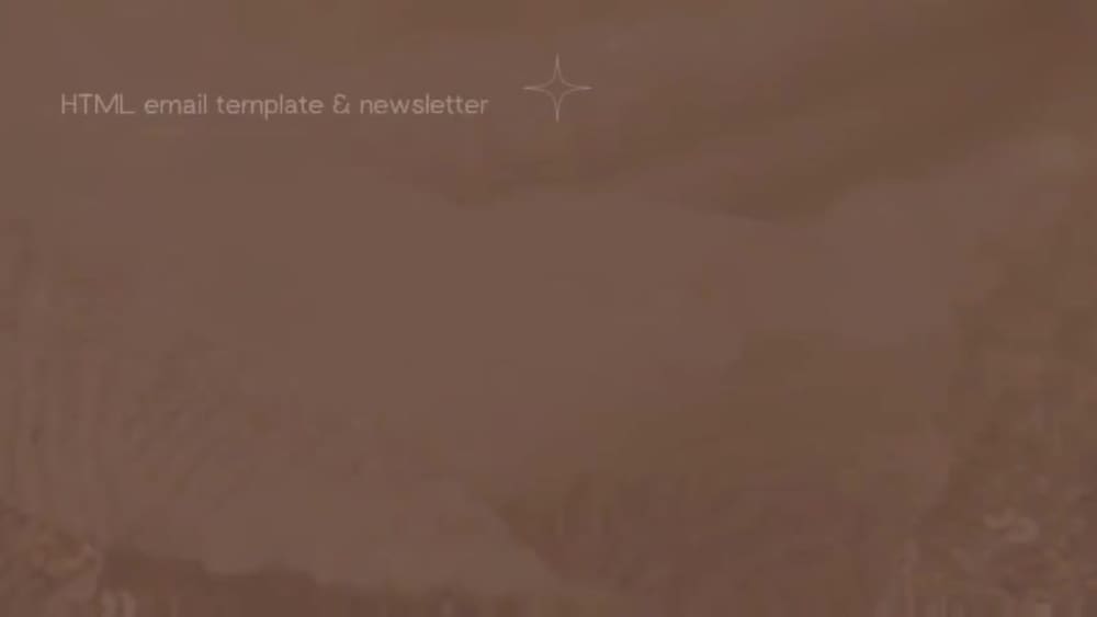 Professional email template & newsletter with clean hand-coded HTML ...