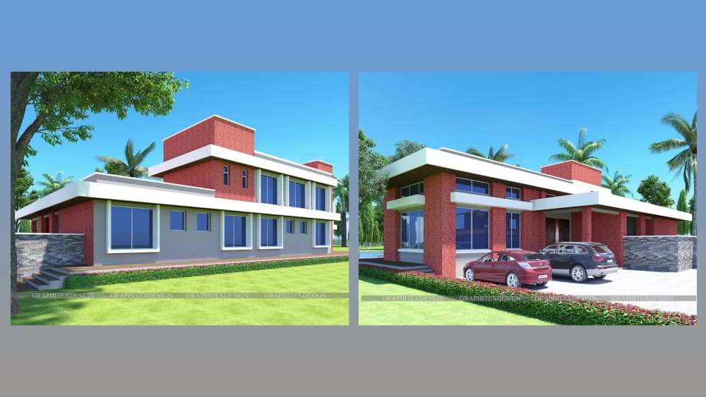 Photo-realistic 3d rendering images for exterior design and interior ...