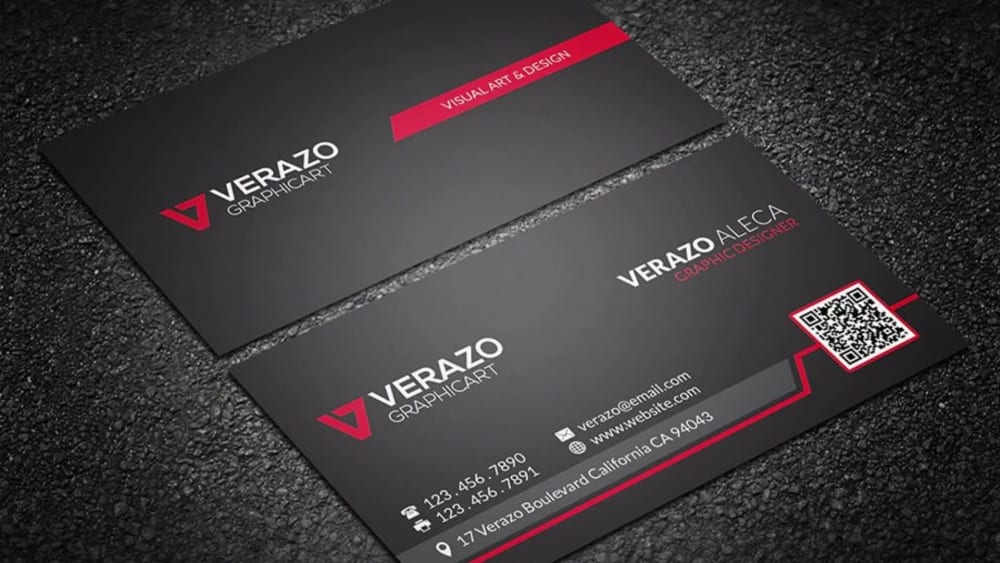 Business Cards Design with QR Code | Upwork