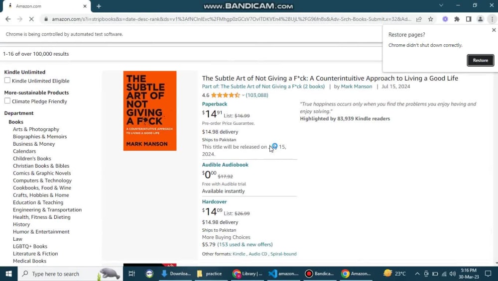 A bot to Scrap data and automate web tasks | Upwork