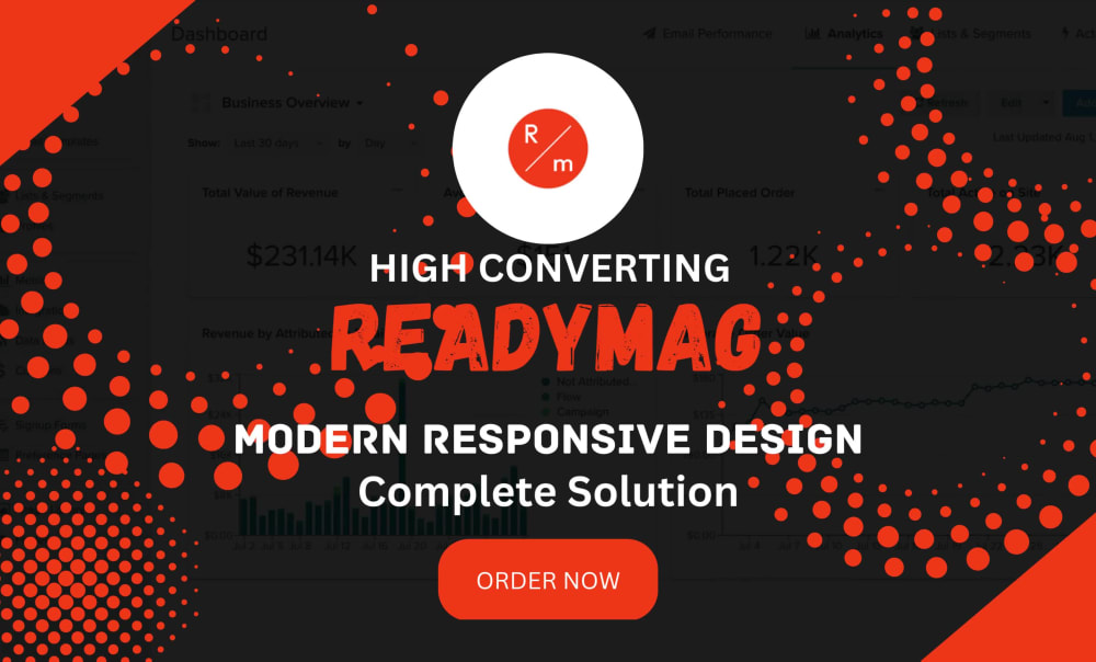 A responsive readymag website design or convert figma to readymag | Upwork