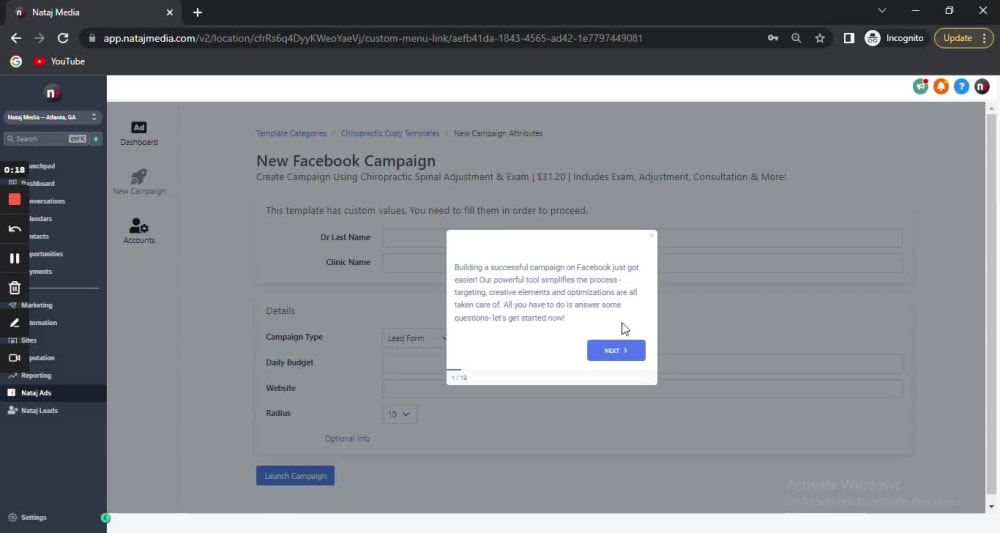 Software that runs Facebook ads in just 3 clicks | Upwork