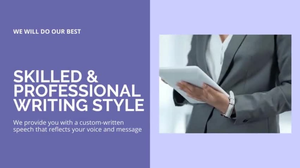 A well-written Speeches for your best occasions | Upwork