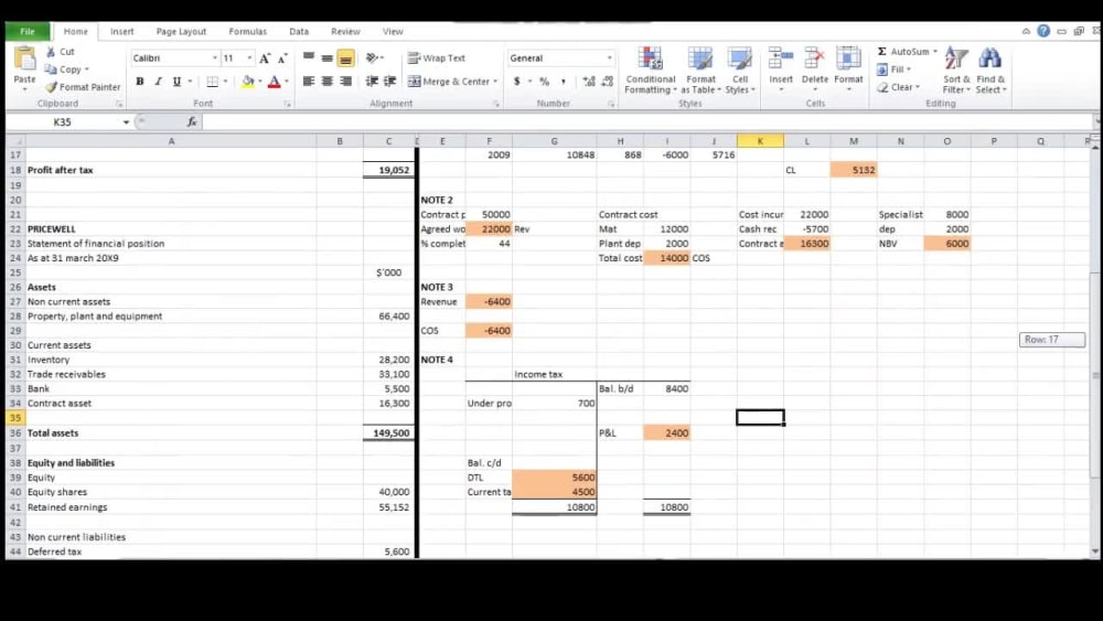 Financial statements prepared according to IFRS/GAAP | Upwork