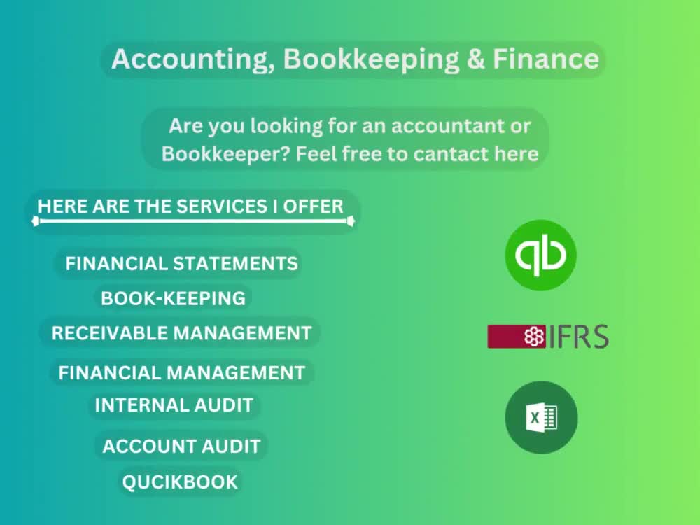 A quality Service related to Finance and Accounting | Upwork
