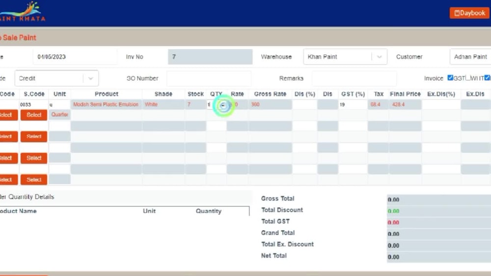 Inventory management system |billing and invoicing application with ledger | Upwork