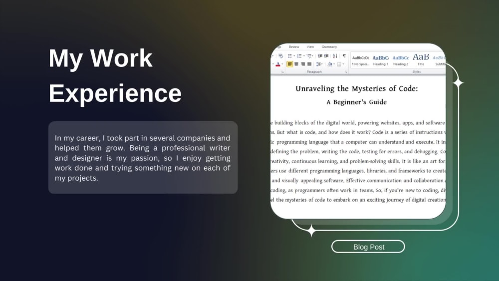 An affordable and professional content writer and proofreader | Upwork