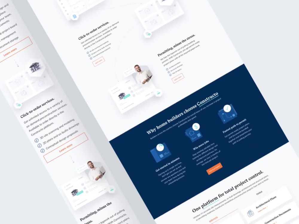 A Modern, Clean, and Professional UI/UX |Landing Page| Design | Upwork