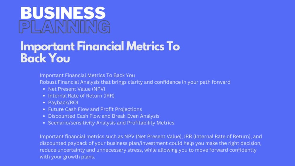 A well-crafted business plan with robust financial analysis & projections. | Upwork
