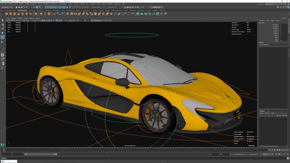 A fantastic draw classic car modeling, mock-up, and car movie! | Upwork