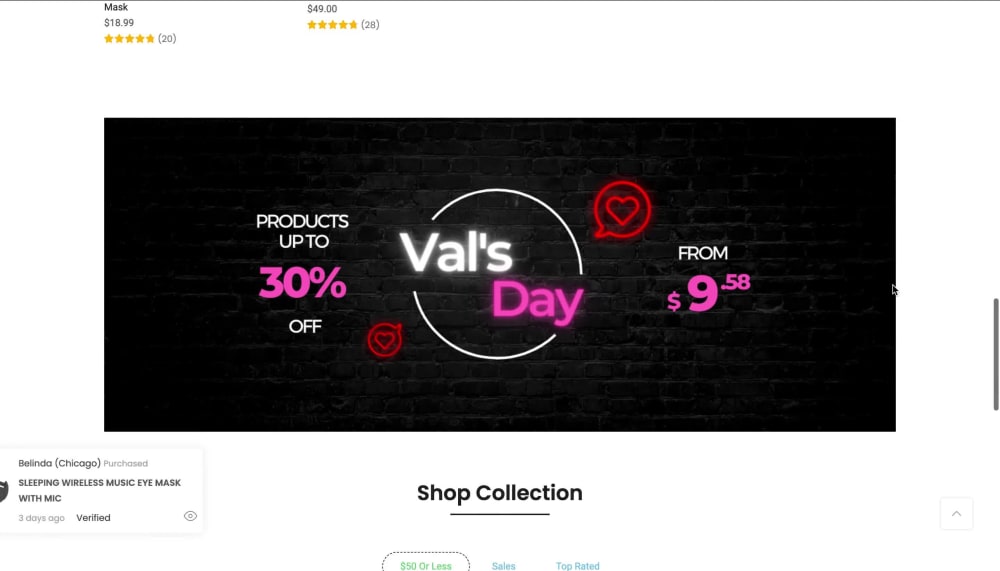 An amazing e-commerce multi-product store with social proof | Upwork