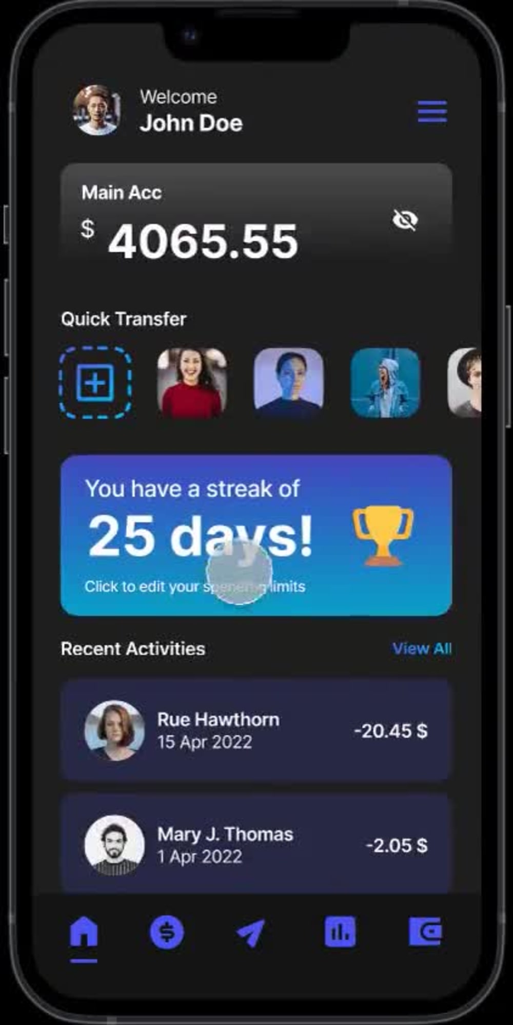 A complete UI outfit for a banking/e-wallet mobile application | Upwork