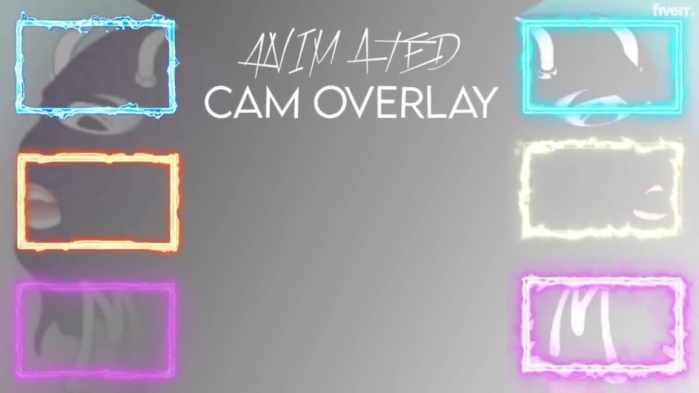 An animated custom cam overlay | Upwork