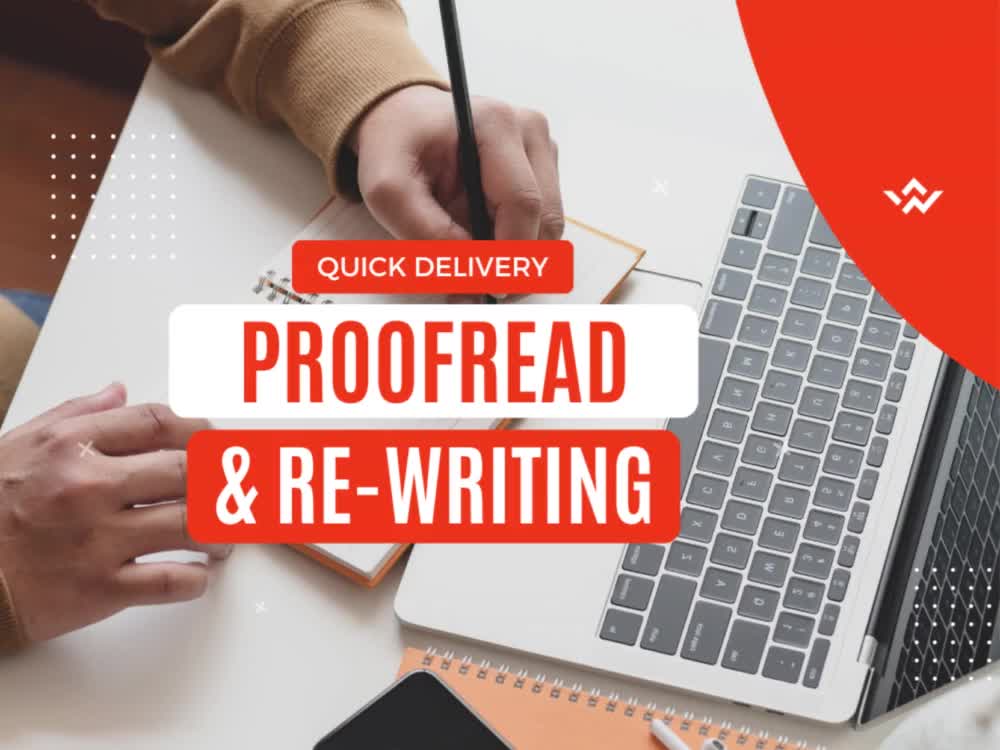 10000 words of proofreading and re-writing | Upwork