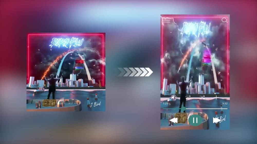 Animated album cover art for Spotify Canvas | Upwork