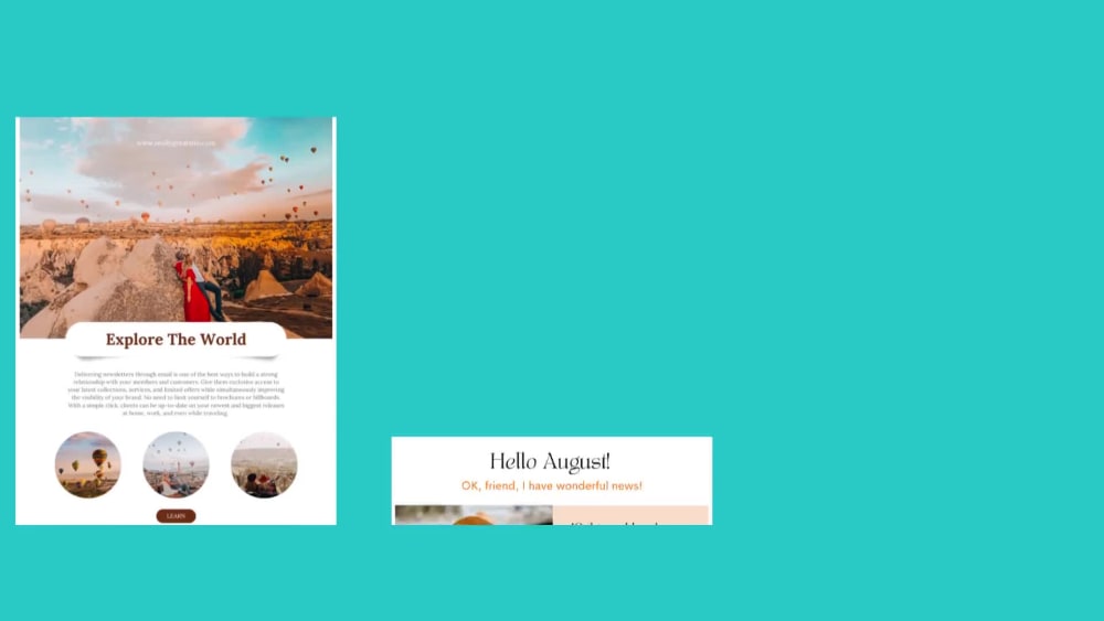 Customized HTML email templates for effective engagement with customers ...