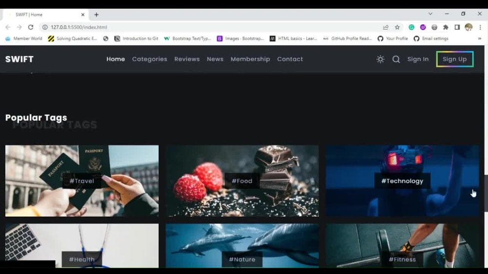 A responsive Blog website that looks stunning on all types of devices ...
