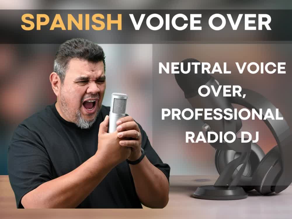 A Professional male neutral spanish voice over | Upwork