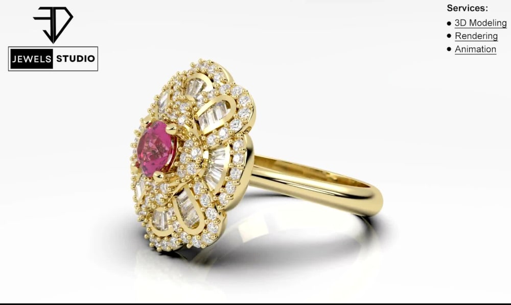 Creative and stunning jewelry design, renderings and animation. | Upwork