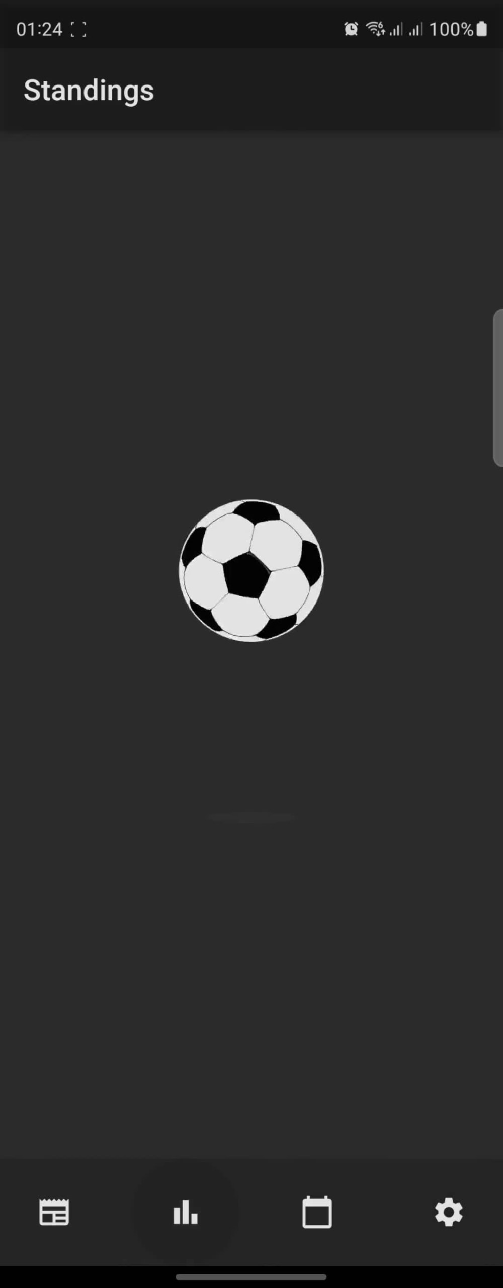 Minimalistic, fast-paced soccer informative application with fluent UI ...