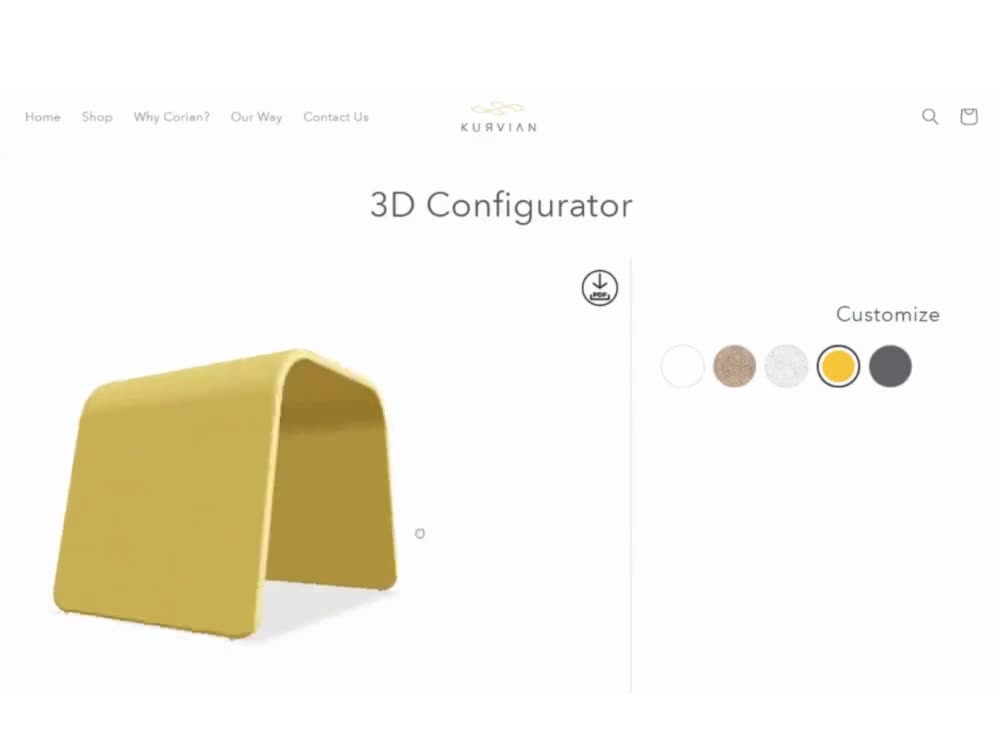 A 3D Configurator for your Shopify store | Upwork
