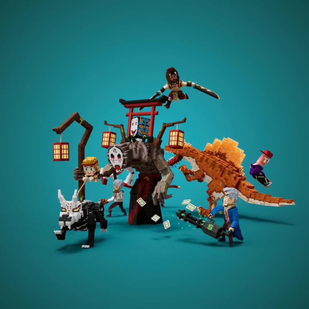 High quality 3d voxel art for your game, nft, animation, sandbox ...