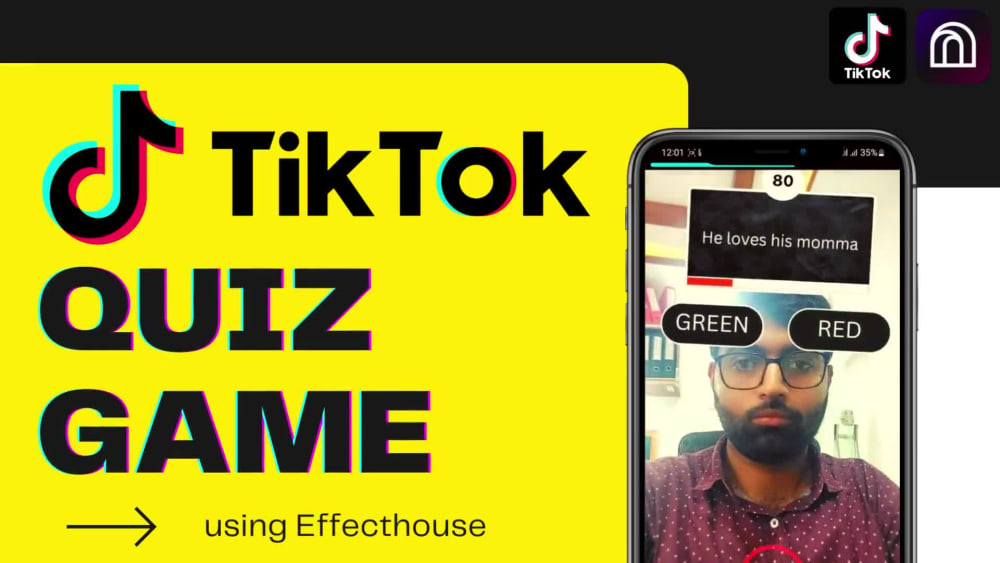 Tiktok Quiz Game Or Tik Tok Filter Using Effecthouse Upwork