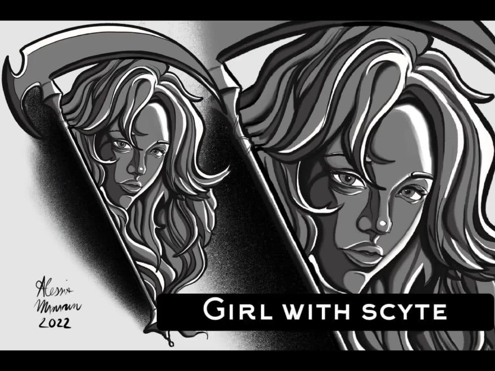 A professional custom hand draw tattoo design | Upwork