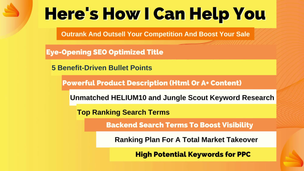 SEO Optimized Amazon Product listing with Professional Product Description | Upwork