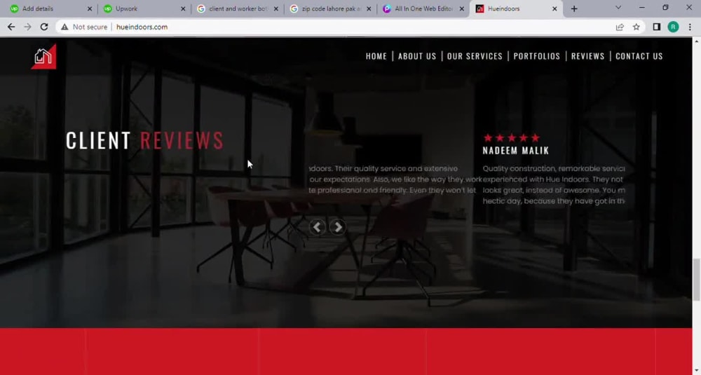 A fantastic website included front-end and back-end | Upwork