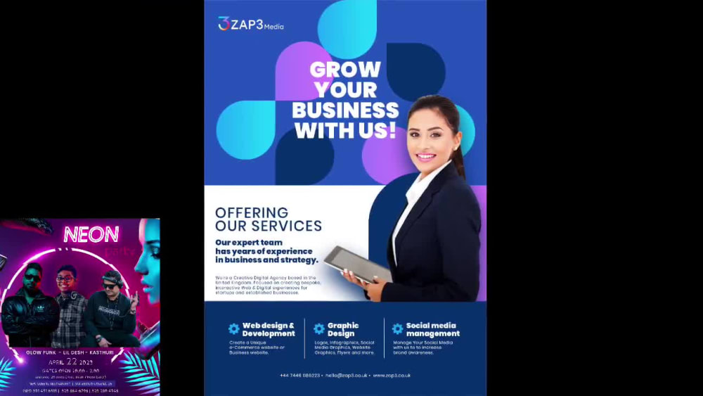 A professional event flyer, party flyer design and club flyer design ...