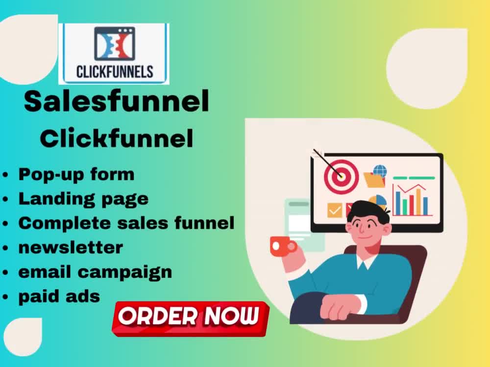 A professional click funnels sales funnel landing page expert | Upwork