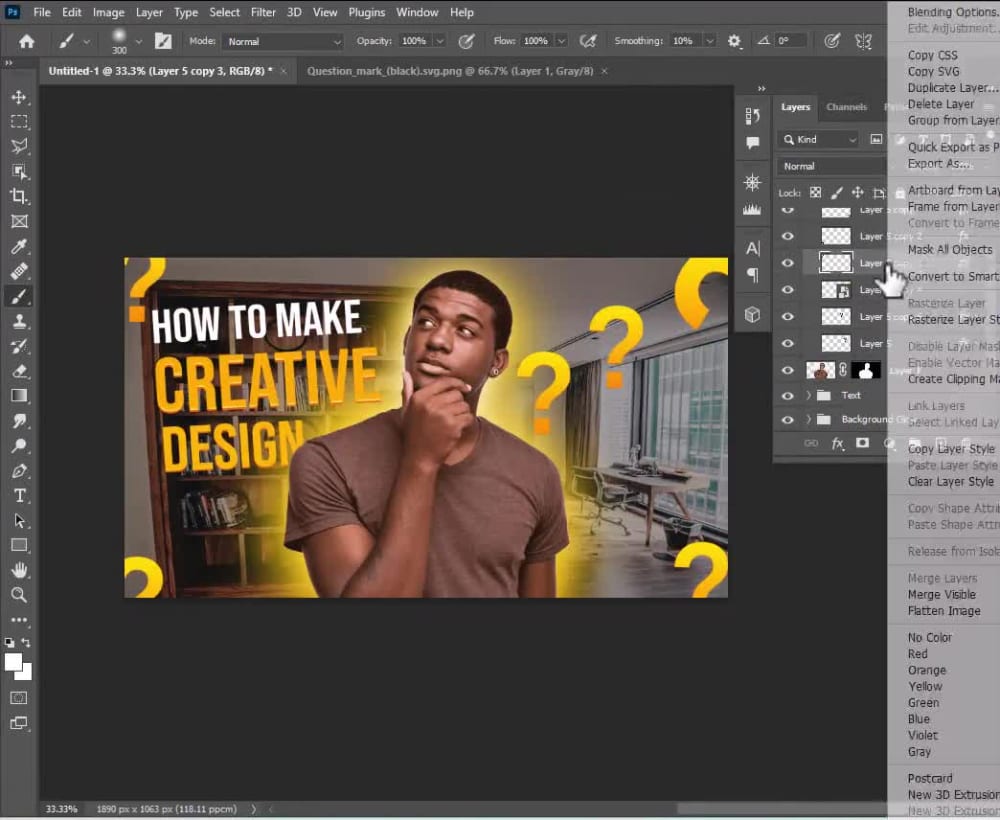 A creative thumbnail that will take take viewers attention | Upwork